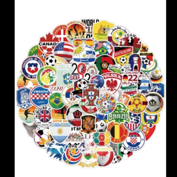 Accessories | 10 Stickers World Cup 2022 | Poshmark